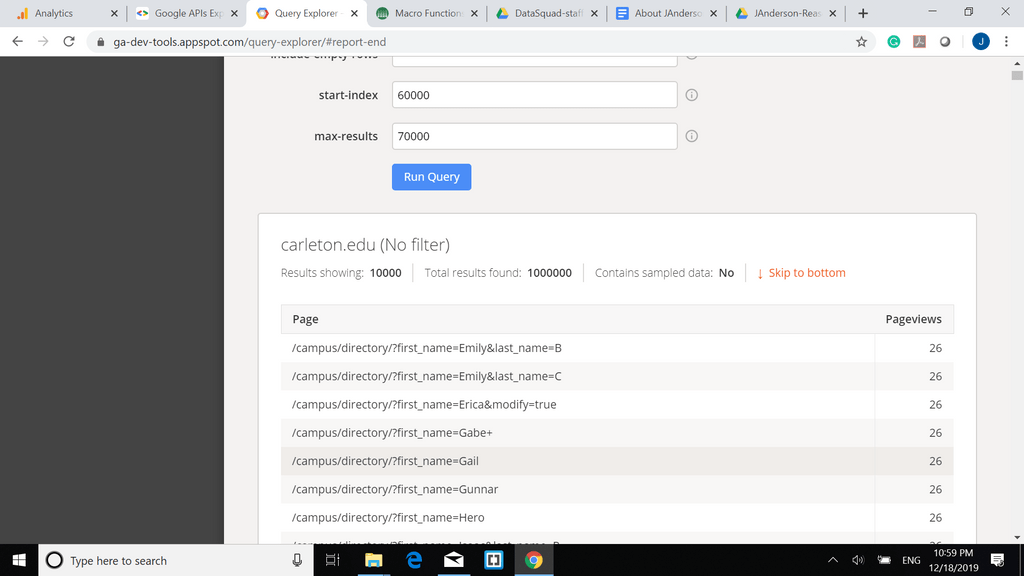 Using Python with the Google Analytics API – ITS Blog – Carleton College Using Python with the Google Analytics API – ITS Blog – Carleton College