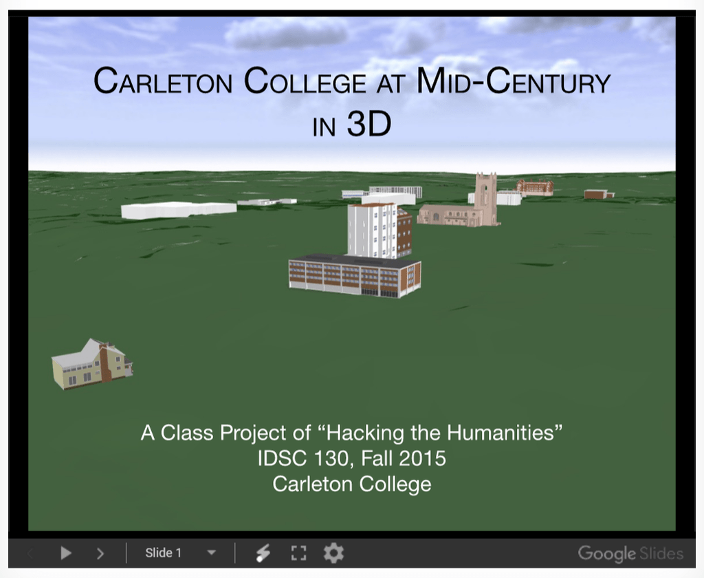 Hacking the Humanities (2019) – Digital Humanities – Carleton College