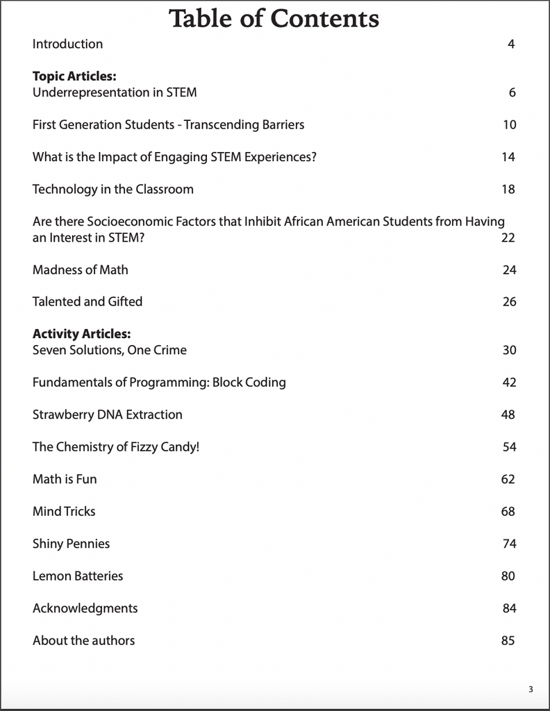 Volume 7: FOCUS on STEM Education – FOCUS – Carleton College