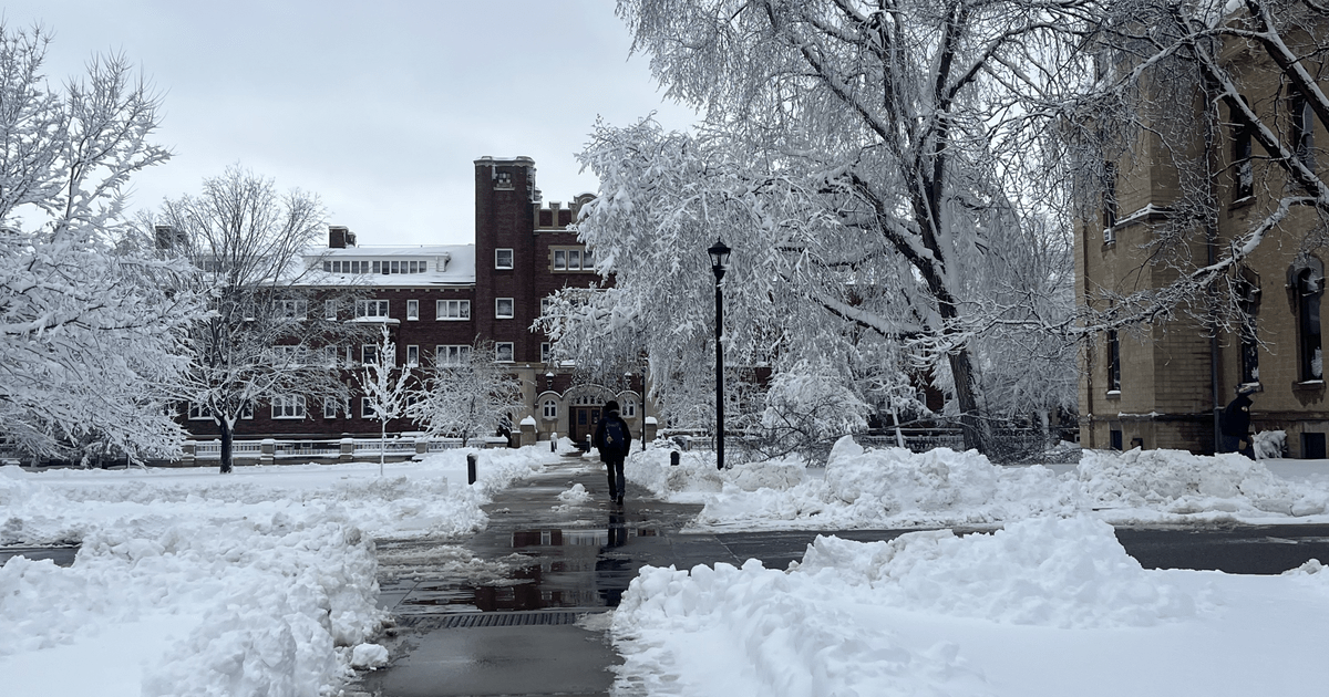 Coping with Cold Weather on Campus