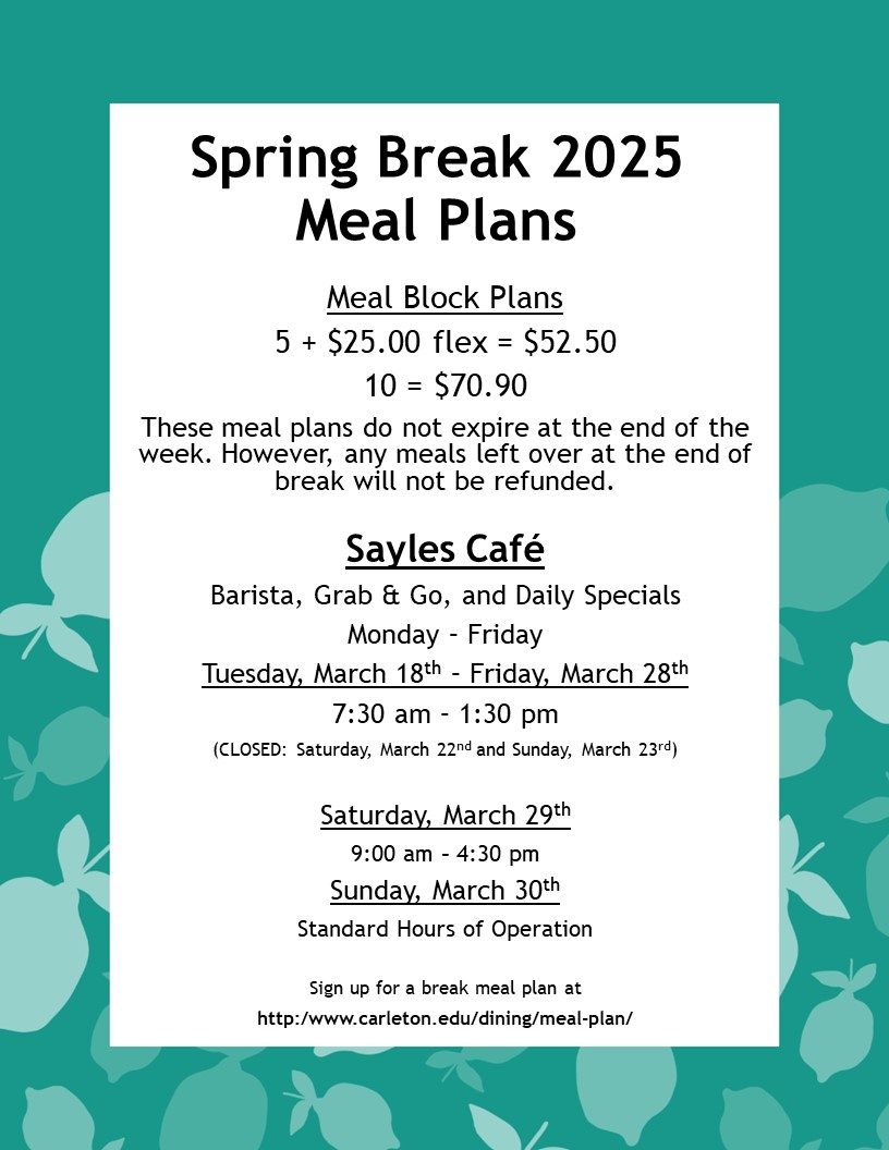 Dining Services – Carleton College