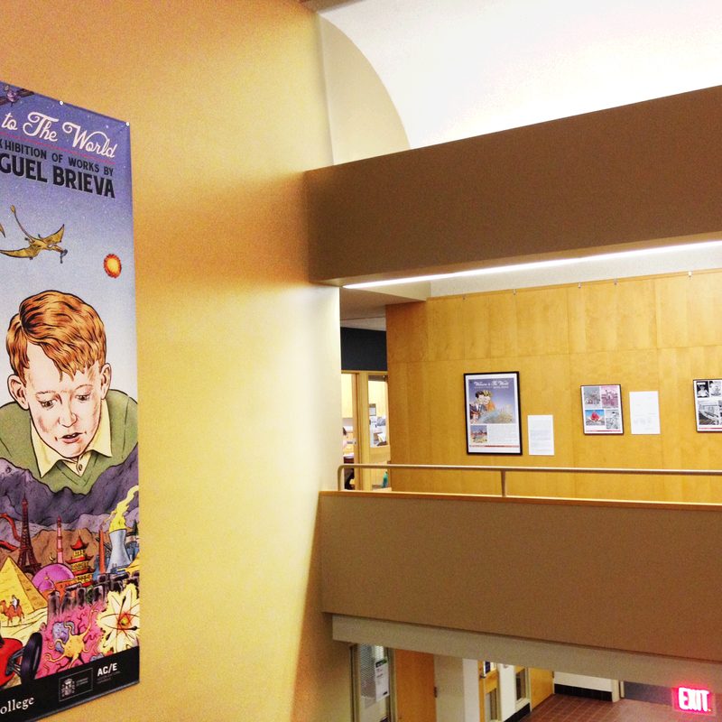 Gould Library exhibits the weighty cartoons of Miguel Brieva – Arts at ...