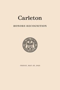 Honors Recognition 2021 – Convocations – Carleton College