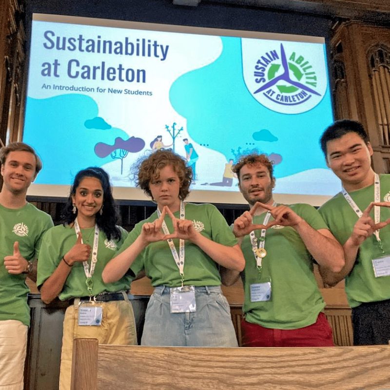 Student Sustainability Assistants – Sustainability at Carleton – Carleton College