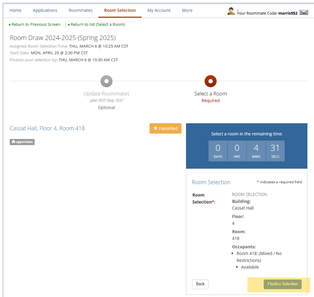 Room Draw – Office of Residential Life & Housing – Carleton College