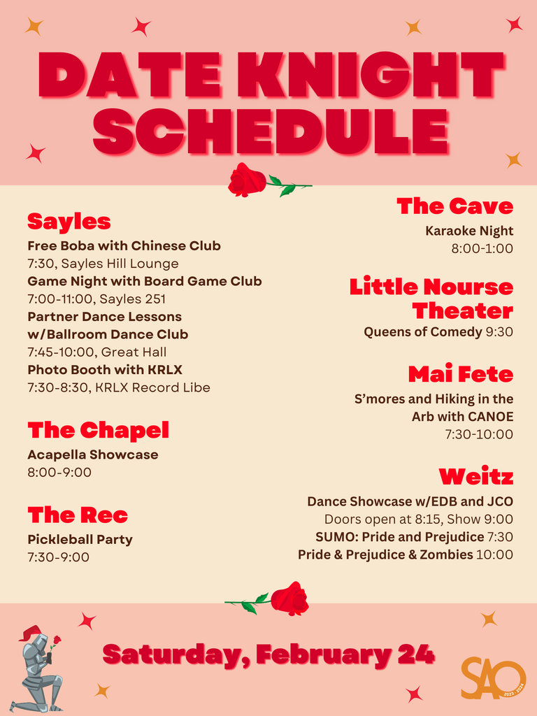 Date Knight – Student Activities – Carleton College