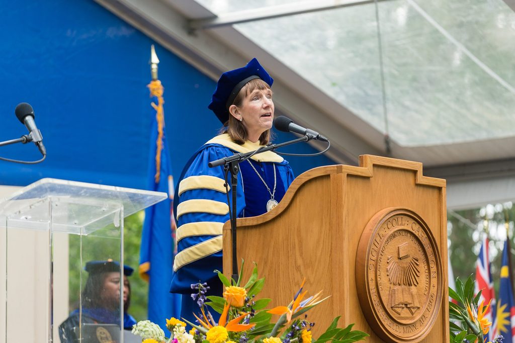President Alison Byerly – Commencement – Carleton College