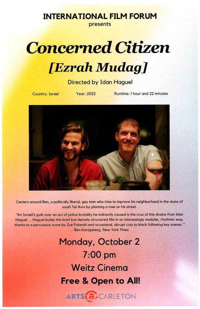 Concerned Citizen – International Film Forum – Carleton College