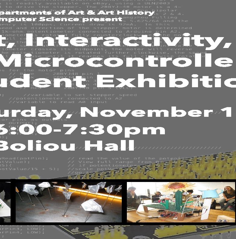 End of Year Showcase: CS232 Art, Interactivity, and Microcontrollers ...