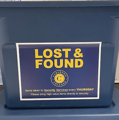 lost and found database carleton