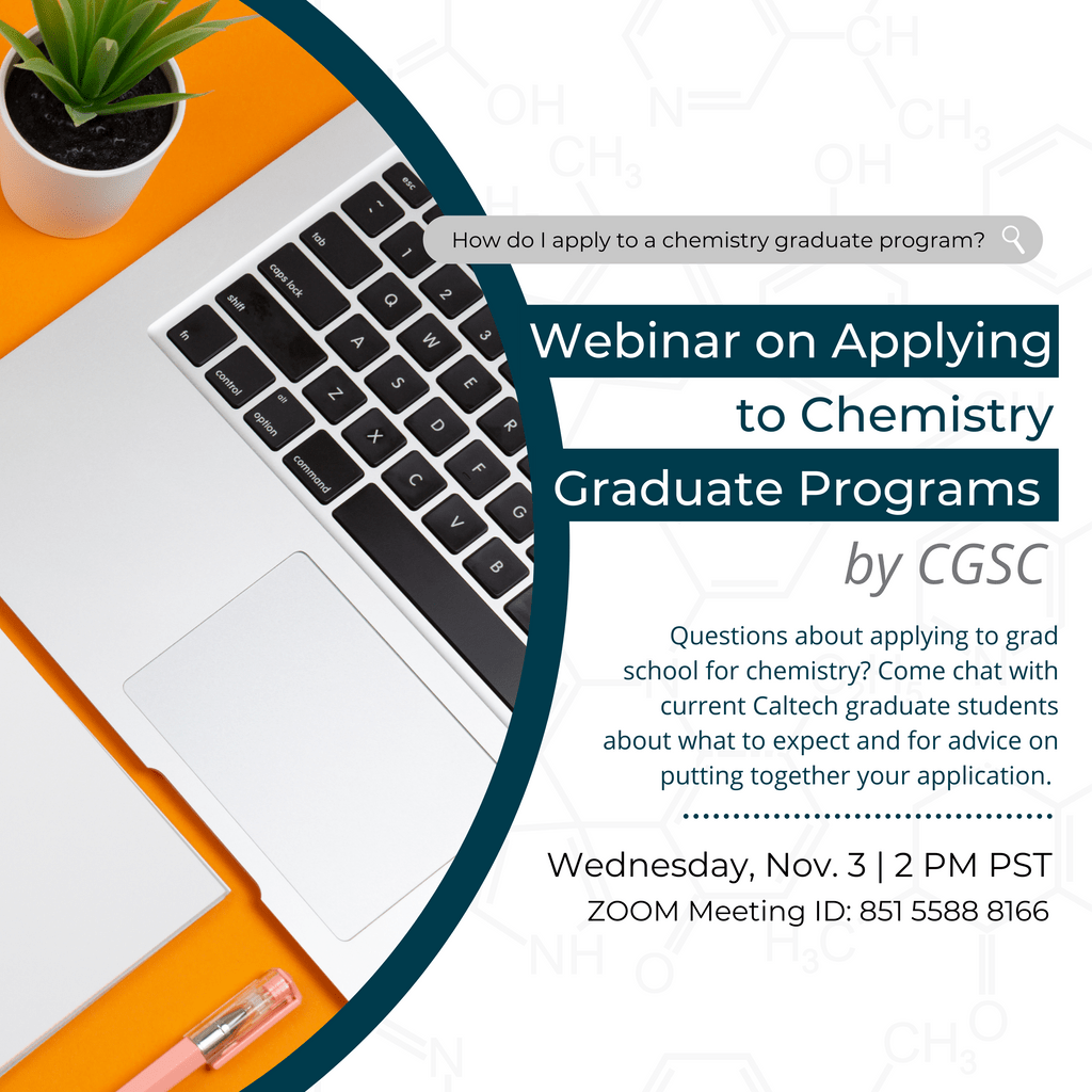 Invitation to Webinar on Applying to Chemistry Graduate Programs – The Weekly Beaker – Carleton ...