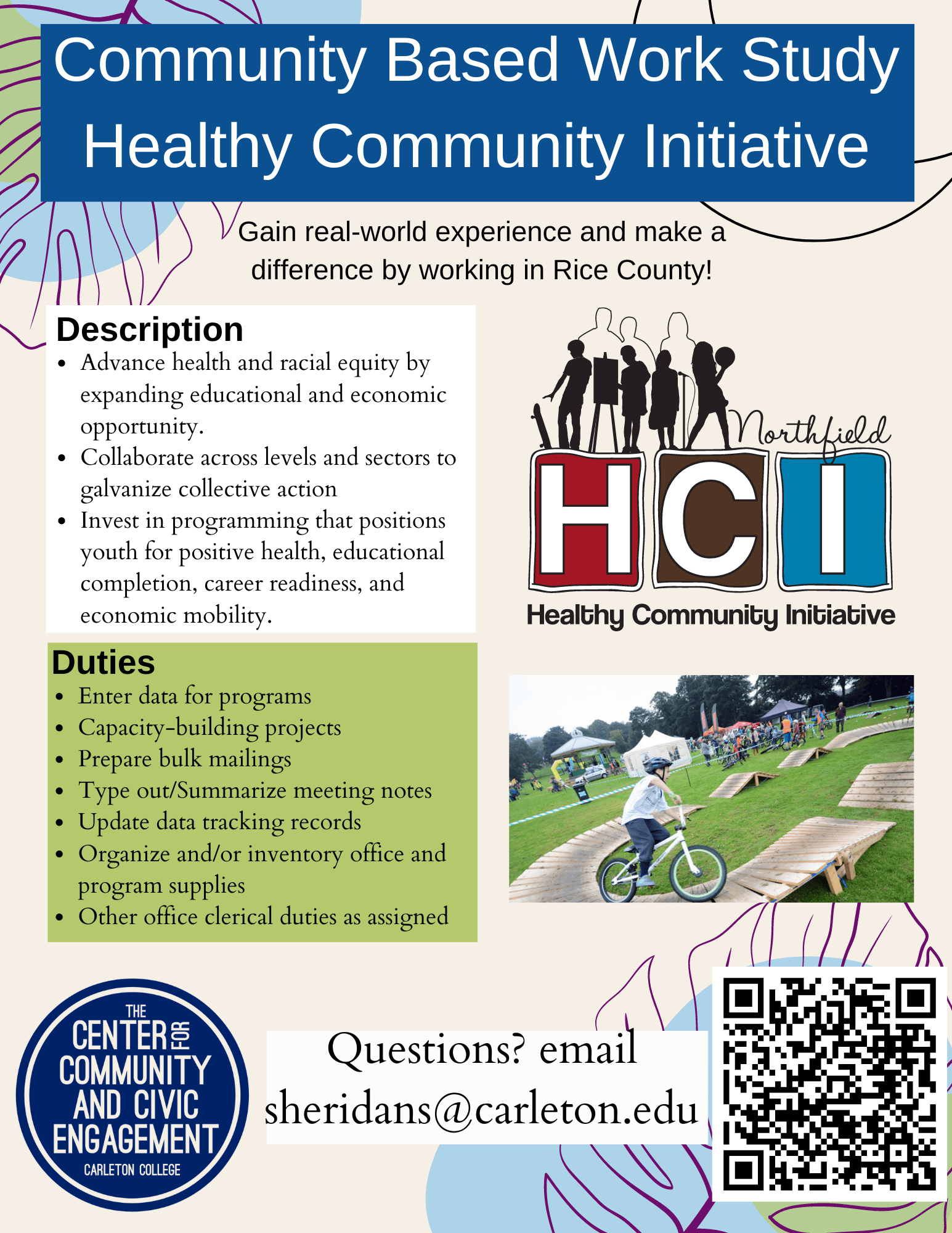 Community Based Work Study Position – The Weekly Beaker – Carleton College